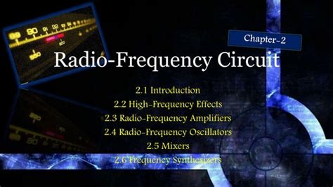 Radio Frequency Circuit PPT