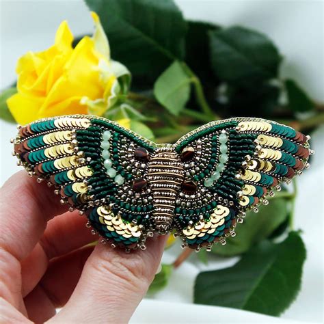 Seed Bead Embroidery Etsy