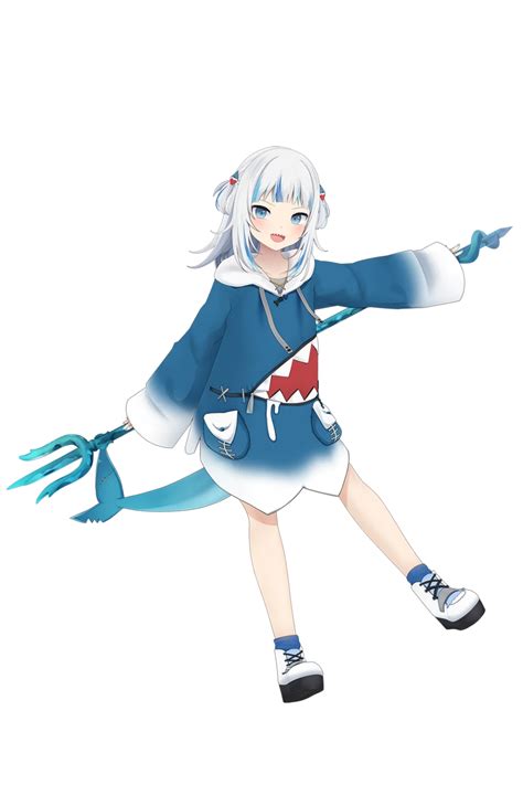 Gawr Gura Gallery Virtual Youtuber Wiki Fandom Japanese Fan Popular Costumes City Canvas Art