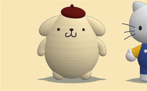 3d Design Sanrio Characters Tinkercad