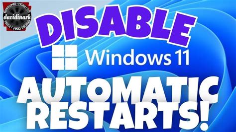 Disable Automatic Reboot After Windows Updates In Windows Disable