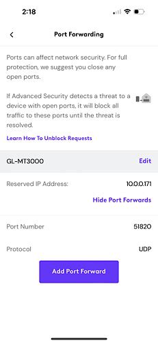 Wireguard Trying To Set Up Beryl Ax As Server And Another As Client Vpn Dns Leaks Gl Inet