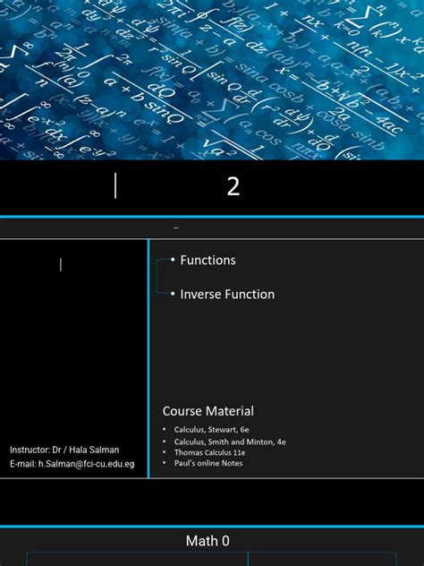 Math 0 Session 2 Pdf Function Mathematics Functions And Mappings