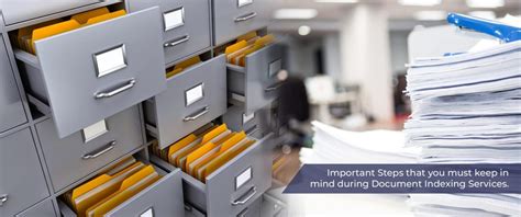 The Important Methods While Performing Document Indexing Services