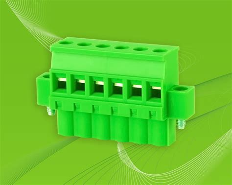 PCB Pluggable Terminal Block With Side Screws Panel Terminal Block And Pluggable PCB Block