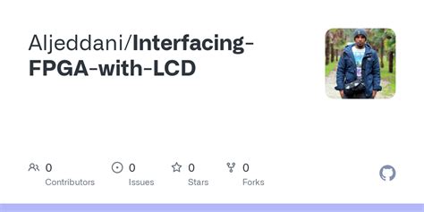 Github Aljeddaniinterfacing Fpga With Lcd