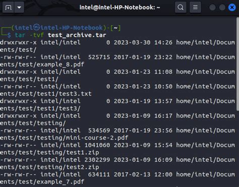 Tar Command In Linux Syntax Options And Examples Beebom