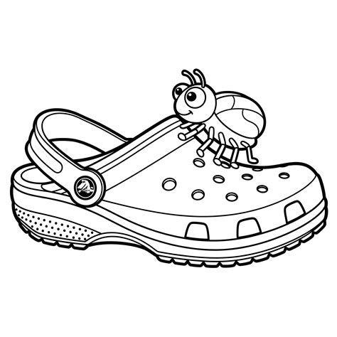 19 Crocs Coloring Pages Funny Clogs And Jibbitz To Color