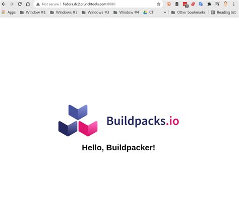 Testing Cloud Native BuildPacks On Fedora With Podman