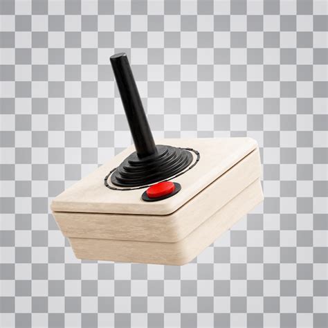 Premium Psd 3d Retro Joystick Gaming