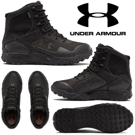 Bullseye North Under Armour Mens Size 13 Ua Valsetz Rts 15 Wp Blk Boots Tactical