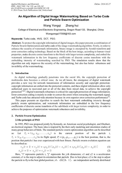 an algorithm of digital image watermarking based on turbo code and