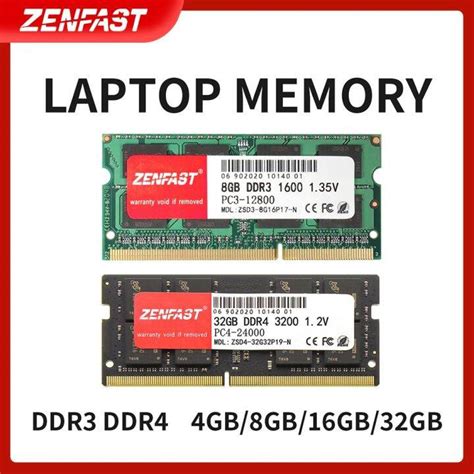 6 Zenfast Memoria Ram Ddr3 Ddr4 8gb 4gb 16gb 32gb 1333 1600 2133 2400