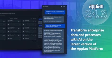 Latest Version Of The Appian Platform Transforms Enterprise Data And