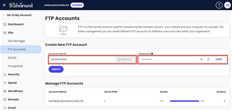 How To Create And Manage Ftp Accounts In Sitegrounds Site Tools 2023