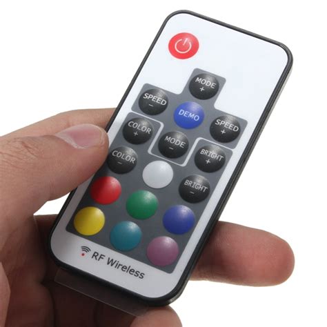 Keys DC V V RF Wireless Remote LED Controller For SMD RGB LED Strip Light