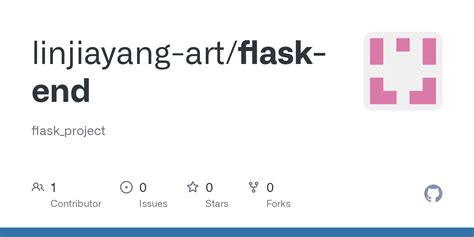 Github Linjiayang Artflask End Flaskproject