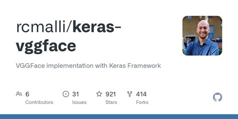 Github Rcmalli Keras Vggface Vggface Implementation With Keras Framework
