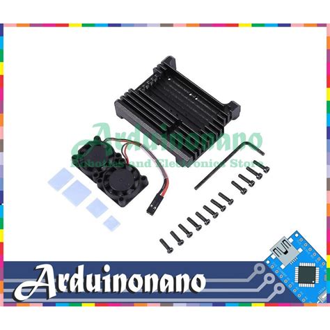 Jual Case Metal Raspberry Pi 4 Model Bb Casing Aluminium Aluminum Alloy Shopee Indonesia