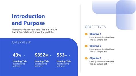 Introduction And Purpose Slide Portfolio Governance Template Slidemodel