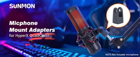 Sunmon Hyperx Quadcast Microphone Mount Adapter For Hyper X