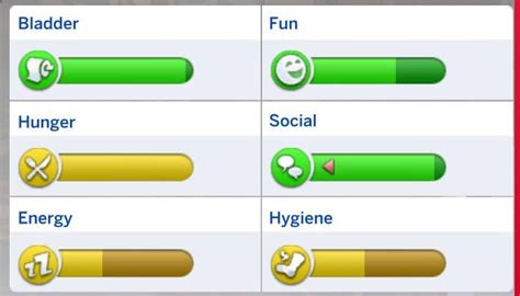 Has Anyone A Clue Which Mod Causes This Bug Also My Sim Isnt Able Too Fill His Whole Energy