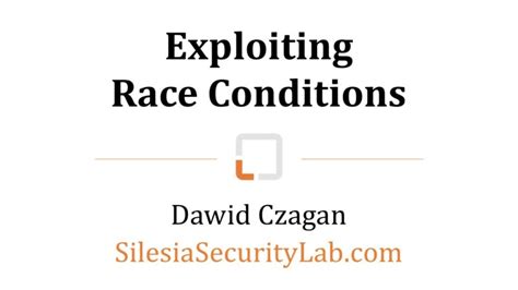 Exploiting Race Conditions Hack In Paris