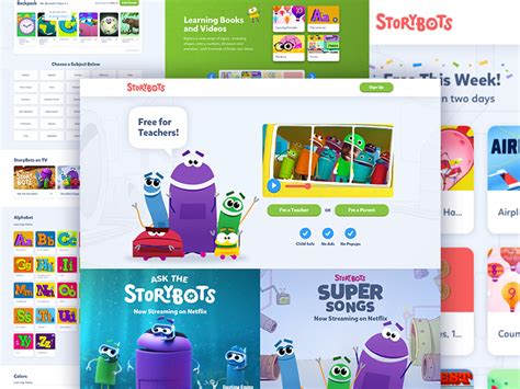 Storybots Interface By Focus Lab Odi On Dribbble