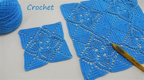 НЕВЕРОЯТНАЯ КРАСОТА И ОЧЕНЬ ПРОСТО Ажурный КВАДРАТНЫЙ МОТИВ вязание крючком Crochet Square