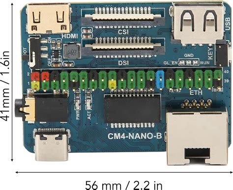 Buy 4k 30fps Raspberry Pi Module 4 Board Mini Base Board For Cm4