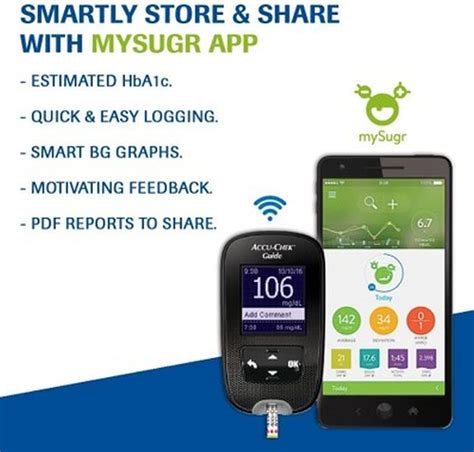 Accu Chek Guide Glucometer Bluetooth Dirhami درهمي