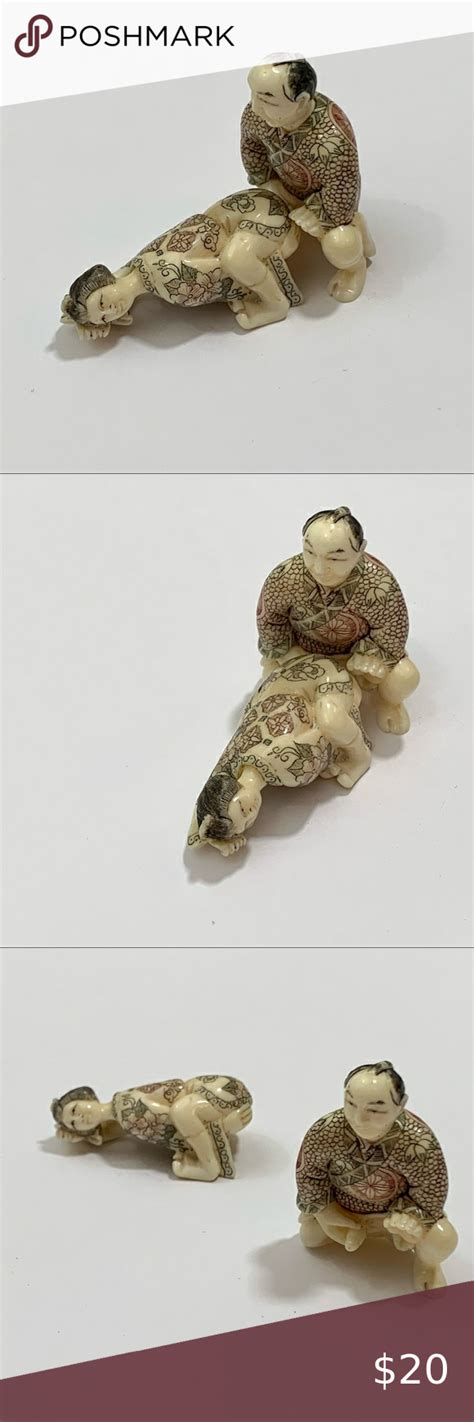 Adult Themed Miniatures From Thailand Porcelain Home Decor Sensual Kama