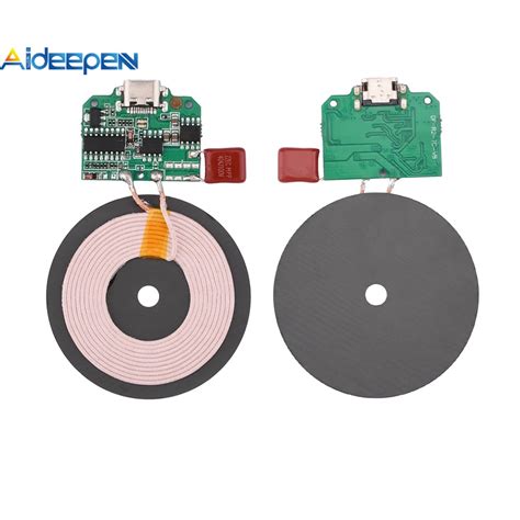 Aideepen โมดูลเมนบอร์ดชาร์จโทรศัพท์มือถือไร้สาย 5 15w Qi 12v ชาร์จเร็ว Pcba Shopee Thailand