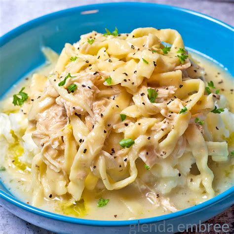 Glendas Easy Creamy Chicken And Noodles Recipe Glenda Embree