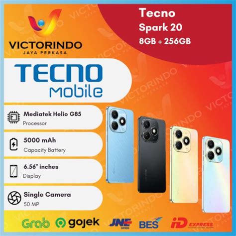 Jual Tecno Spark 20 Ram 8gb Rom 256gb Garansi Resmi Neon Gold Di Seller Victorindo