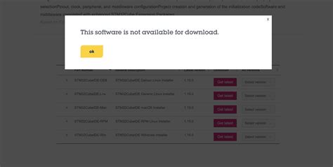 Cant Download Any Software Stmicroelectronics Community