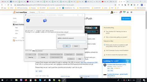 Git TortoiseGit Asks Me For A Password When I Try To Push Stack Overflow