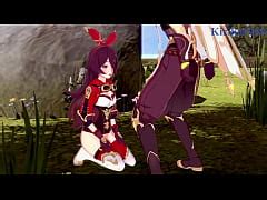 Amber And Fischl Amy And Aether Intense Sex Genshin Impact Hentai Xxx Mobile Porno Videos
