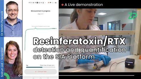 Resinferatoxin Rtx Detection And Quantification On The Sia Platform Zimmer And Peacock Ltd