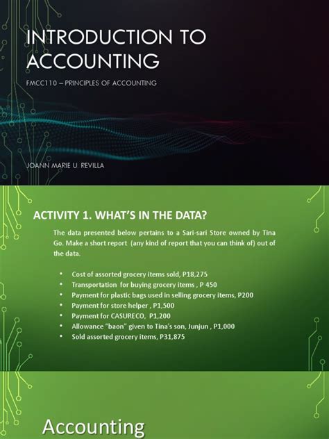 1 Introduction To Accounting Pdf Accounting Information