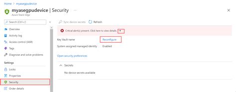 Azure Key Vault 与 Azure Stack Edge 资源和设备激活的集成 Microsoft Learn