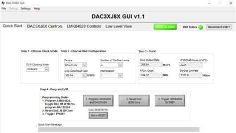 Sending Sine Wave Pattern From Xilinx Kc705 To Dac37j82 Results In Noisy Data Output On Analog