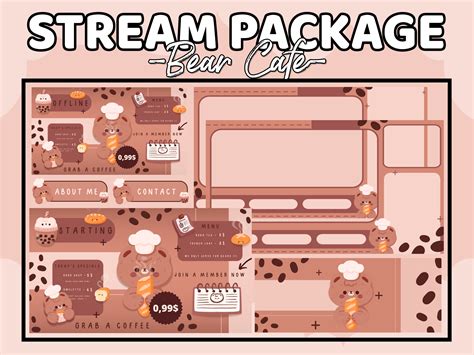 Stream Overlay Package Cozy Room Cat Twitch Stream Screens Neon Stream Overlay Lofi Twitch