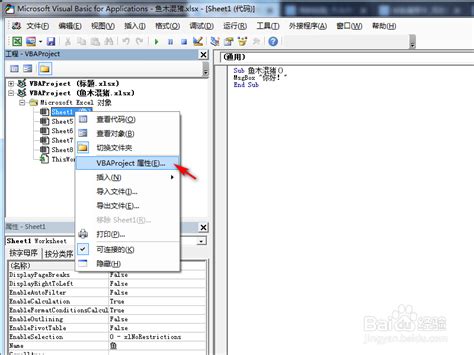 Excel如何给vba代码加密 知猫指南
