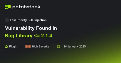 Wordpress Bug Library Plugin