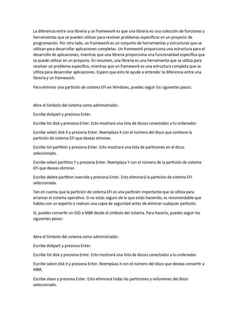 La Diferencia Entre Una Librería Y Un Framework Es Que Una Librería Es Una Colección De