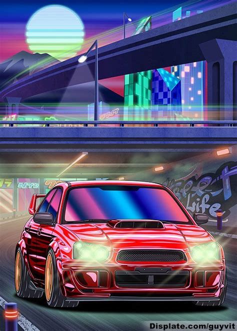 Subaru Impreza Wrx Sti Blob Eye Synthwave Artofit