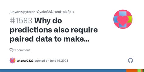 why do predictions also require paired data to make predictions