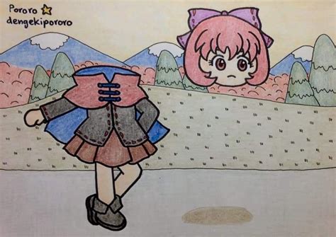 Th The Girl With Floating Head By Dengekipororo On Deviantart