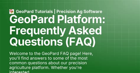 geopard platform frequently asked questions faq geopard tutorials